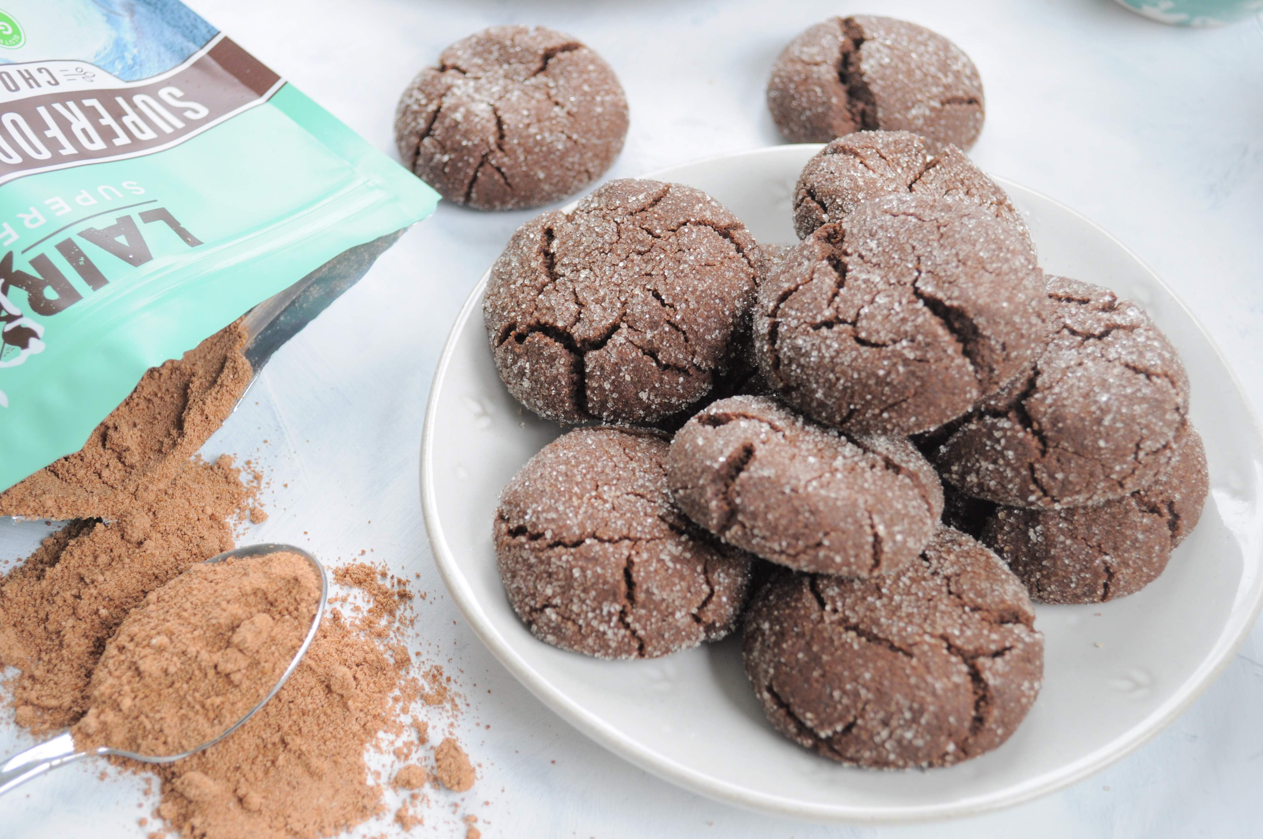 Chocolate Mint Crinkle Cookies | Laird Superfood®, Plant-Based