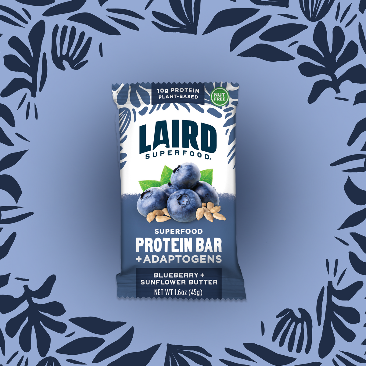 Blueberry + Sunflower Butter Protein Bar (10pk) – Laird Superfood