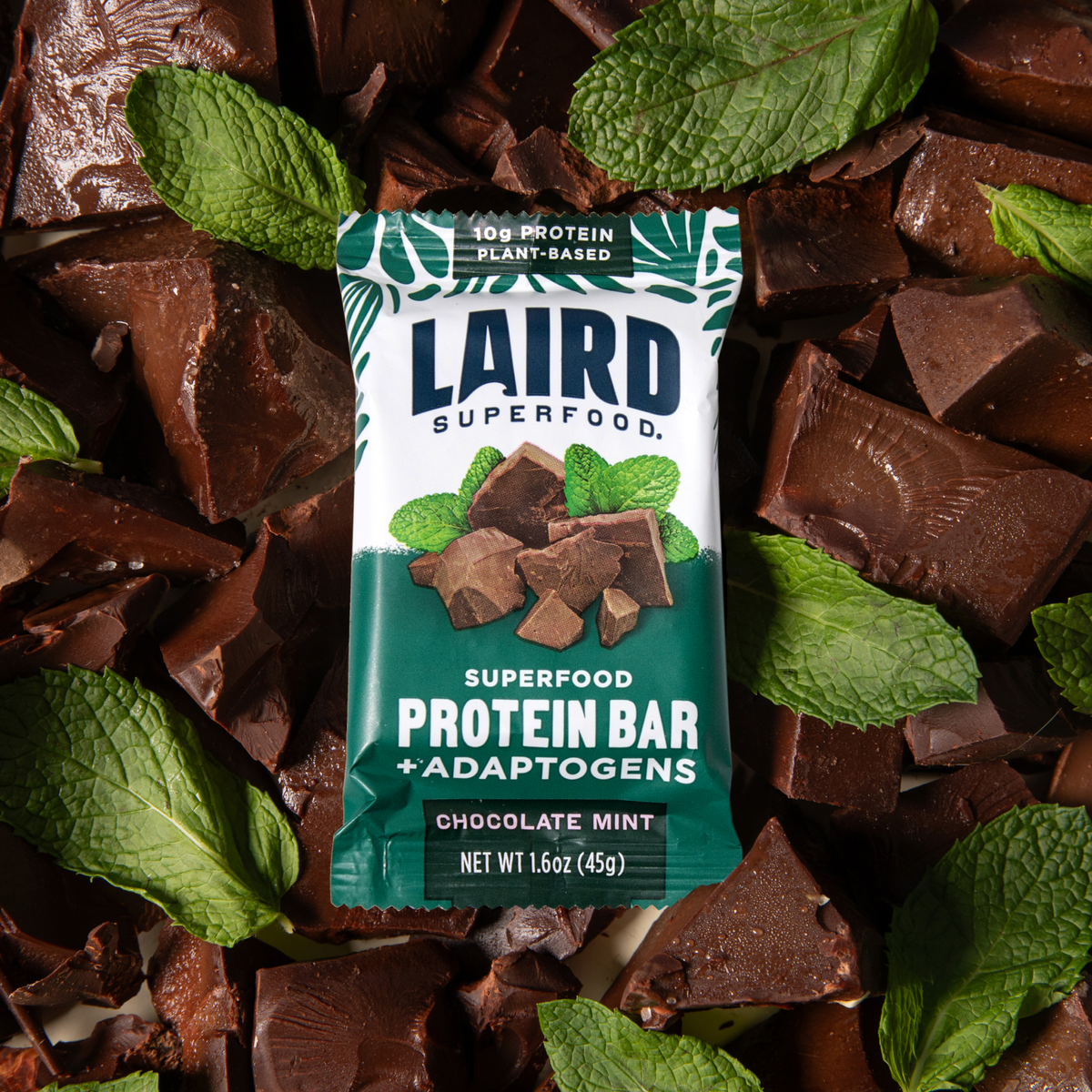 Mint Chocolate Protein Bars | Laird Superfood