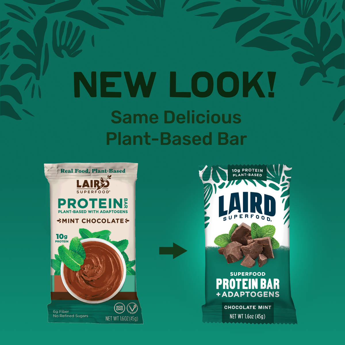 Mint Chocolate Protein Bars | Laird Superfood
