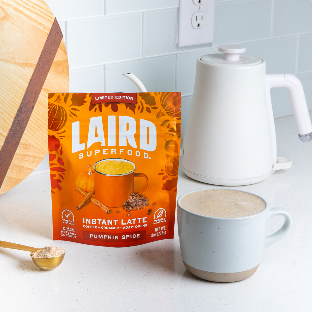 Pumpkin Spice Instant Latte with Adaptogens | Laird Superfood