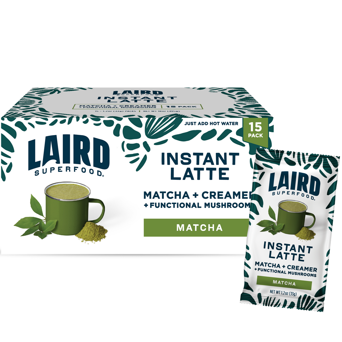 Matcha with Adaptogens | Matcha Green Tea Latte | Laird Superfood